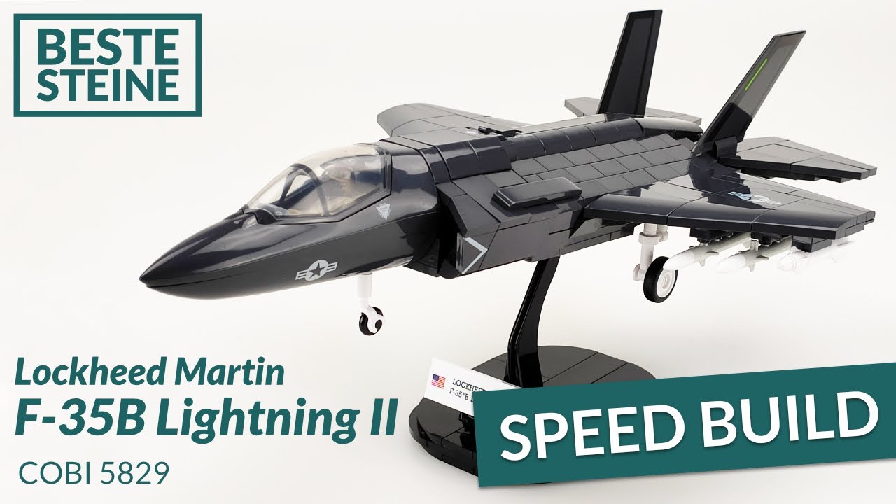 COBI 5829 – F-35B Lightning II (USA) – Speed Build - YouTube