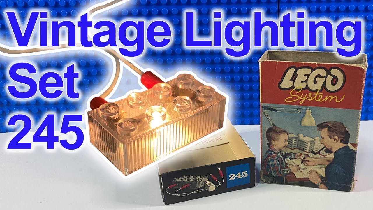 Vintage Lego Lighting Kit - Set 245 from 1958 - YouTube