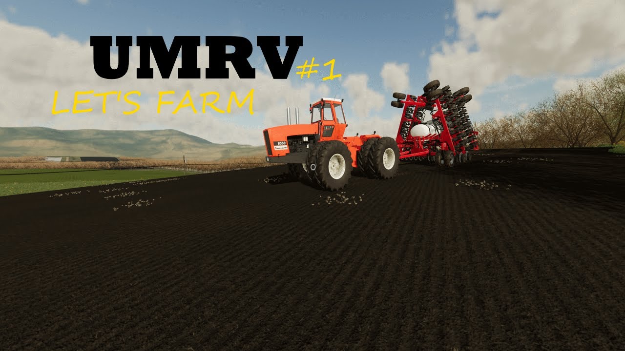 FS22 | SPRAYING CROPS | UMRV | LETS FARM --- Ep 1 Farming Simulator 22 ...