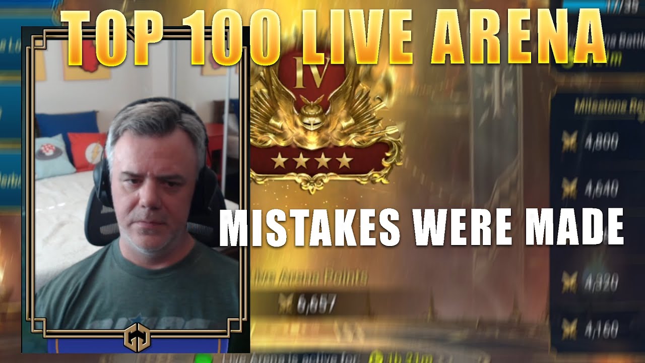 Top 100 Live Arena - Mistakes Are Costly in Gold 4 || Raid: Shadow ...