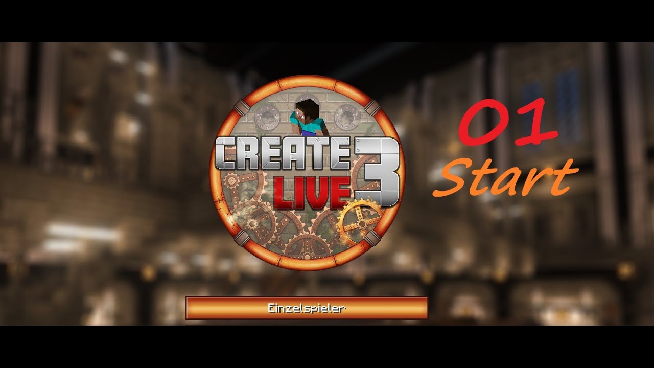 Minecraft - 001 - CREATE LIVE 3 - Start - Let´s play (Deutsch) - Java ...