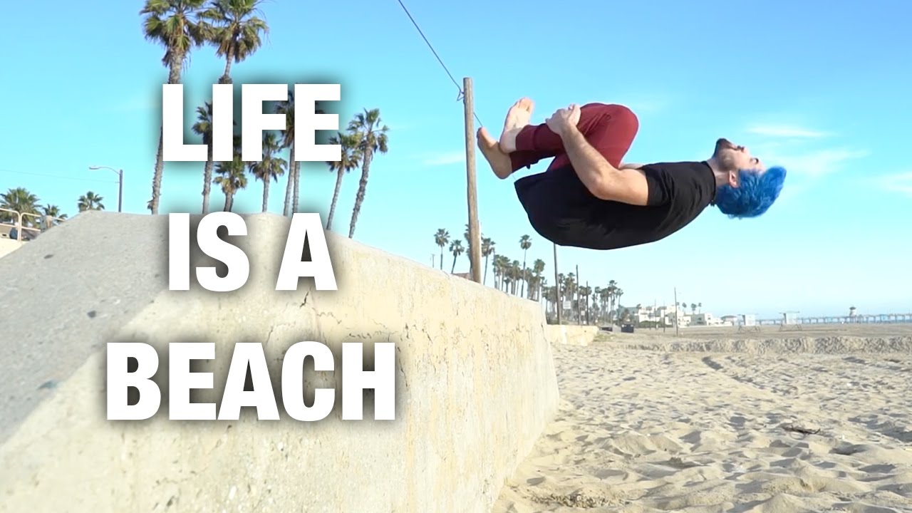 Life is a Beach (Parkour & freerunning in California) - YouTube