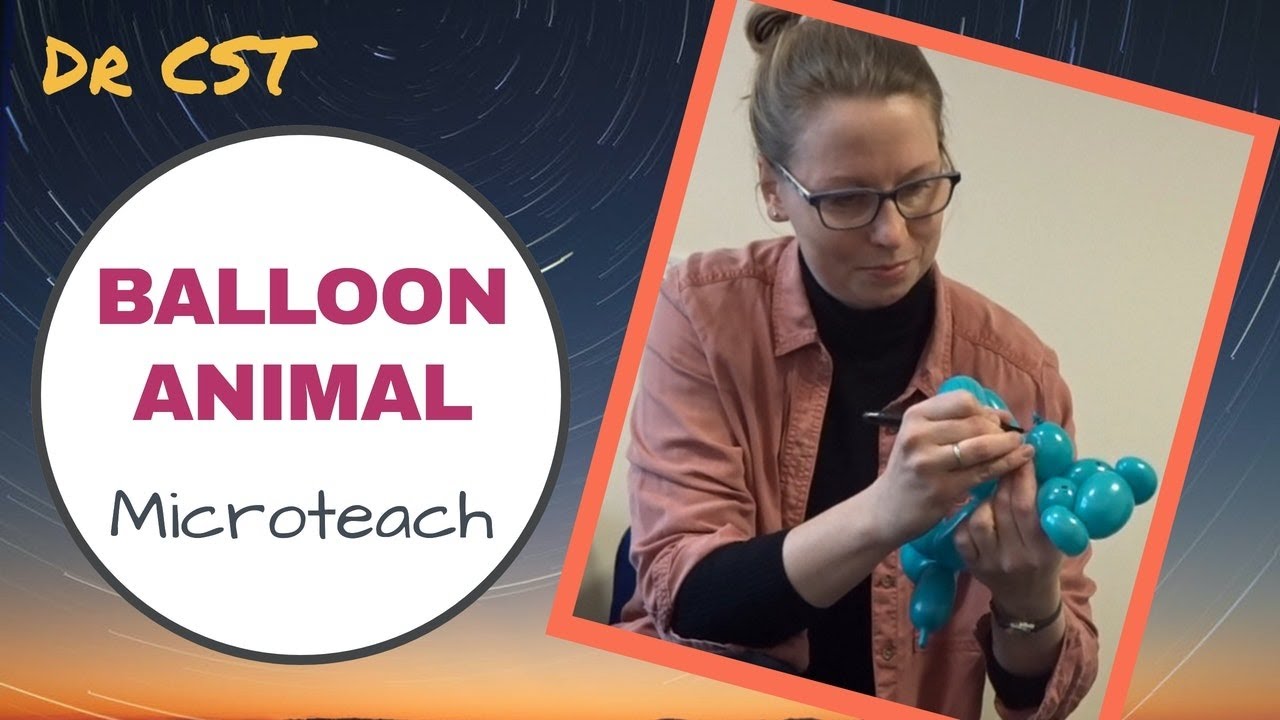Easy BALLOON ANIMAL Lecturer Microteach - YouTube