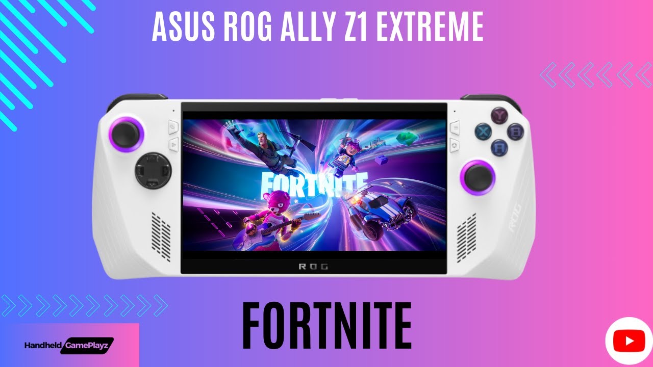 ASUS ROG Ally Z1 Extreme Fortnite Battle Royale 1080p 30W - YouTube