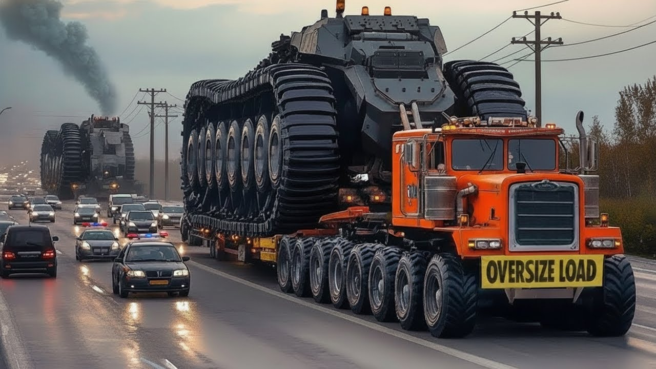 Extreme Dangerous Transport Skills Oversize Truck Operations & Giant ...