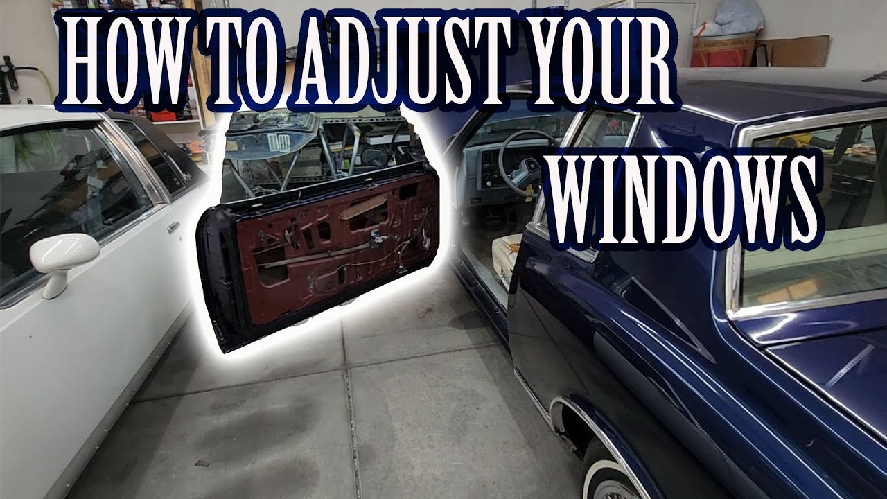 How to Adjust Your Windows | G-Body | '78 Monte Carlo - YouTube