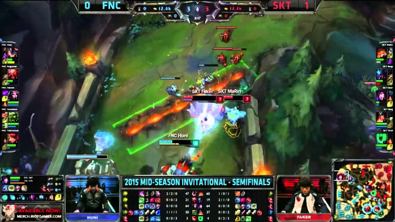 Huni 2vs1 Faker and MaRin - League of Legends - YouTube