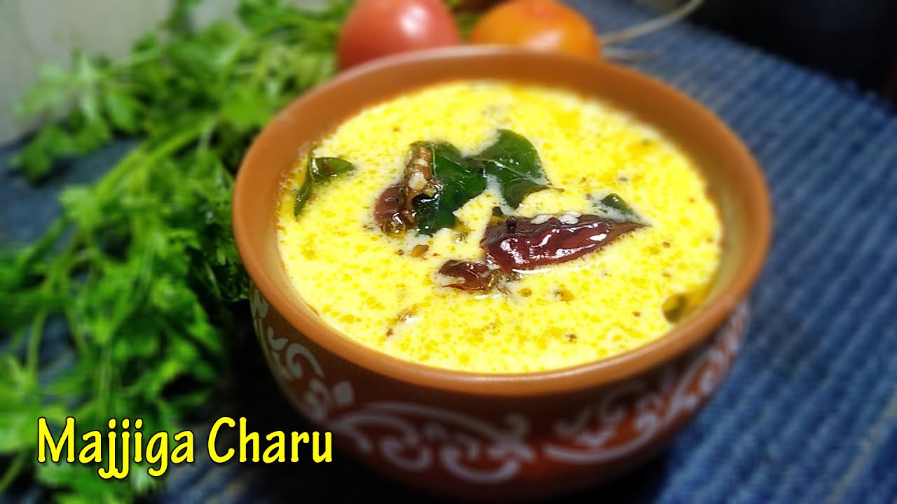 Majjiga charu in telugu | Majjiga Charu | Perugu Charu | Buttermilk ...