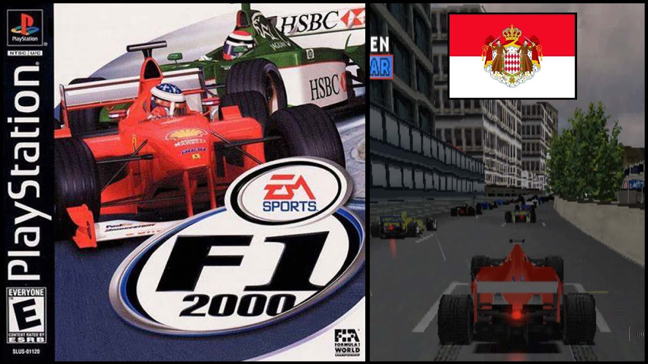 MELHOR CORRIDA DE TODAS! Gameplay F1 2000 / GP Monaco / Modo Carreira ...