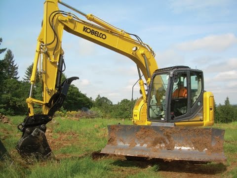 Kobelco 160 grade assist install - YouTube