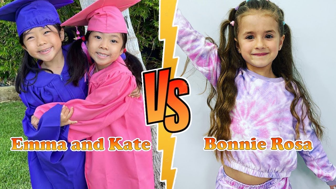 Emma and Kate (Kaji Family) VS Bonnie Rosa Transformation 2024 ★ From ...