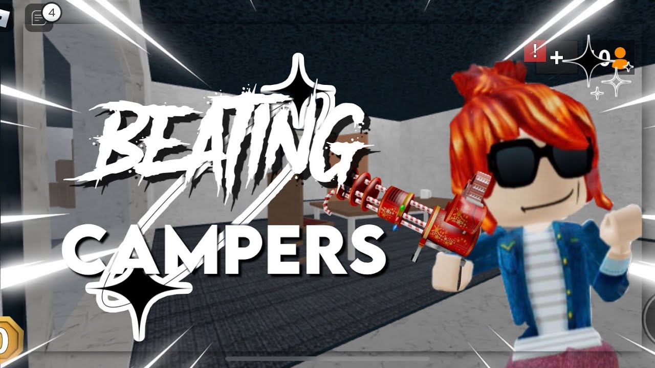Beating campers in mm2 - YouTube