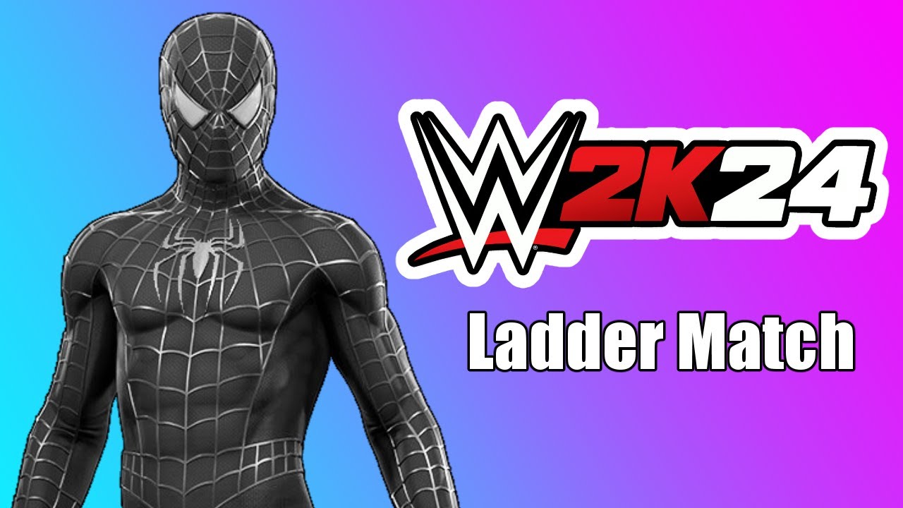 【WWE 2K24】Ladder Match - The Amazing Spider-man!! - YouTube
