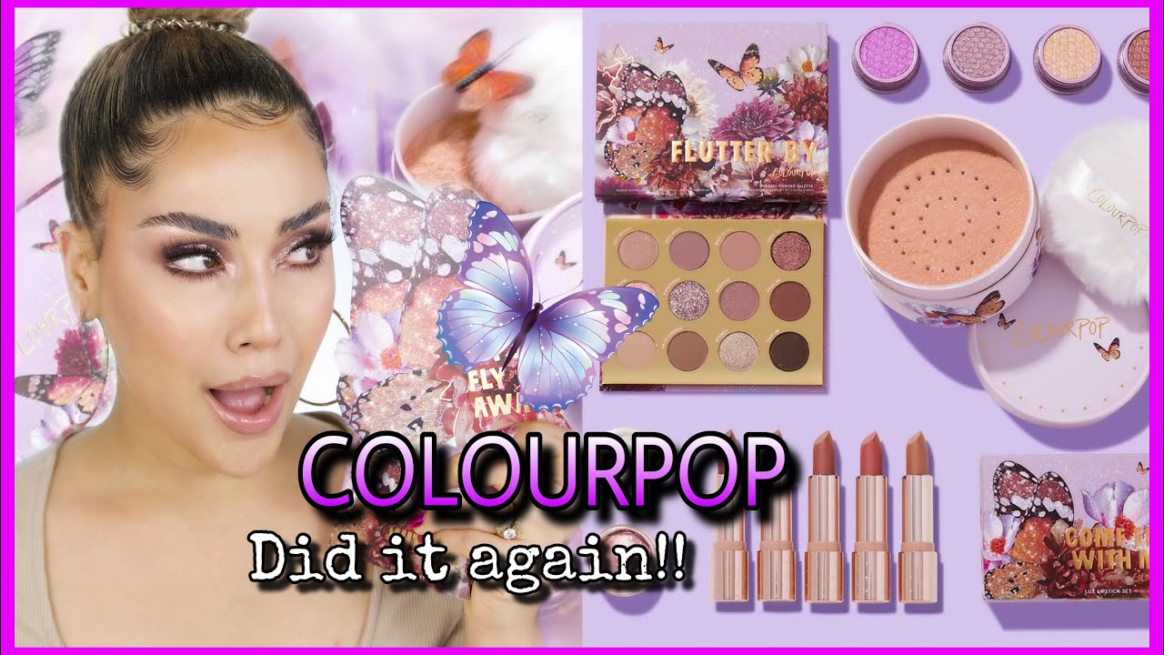 NEW* COLOURPOP BUTTERFLY ENTIRE COLLECTION | FIRST IMPRESSION ...