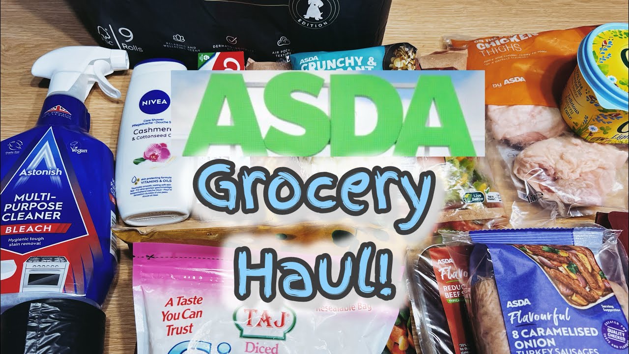 ASDA Grocery Shopping Haul || £93.10 - YouTube