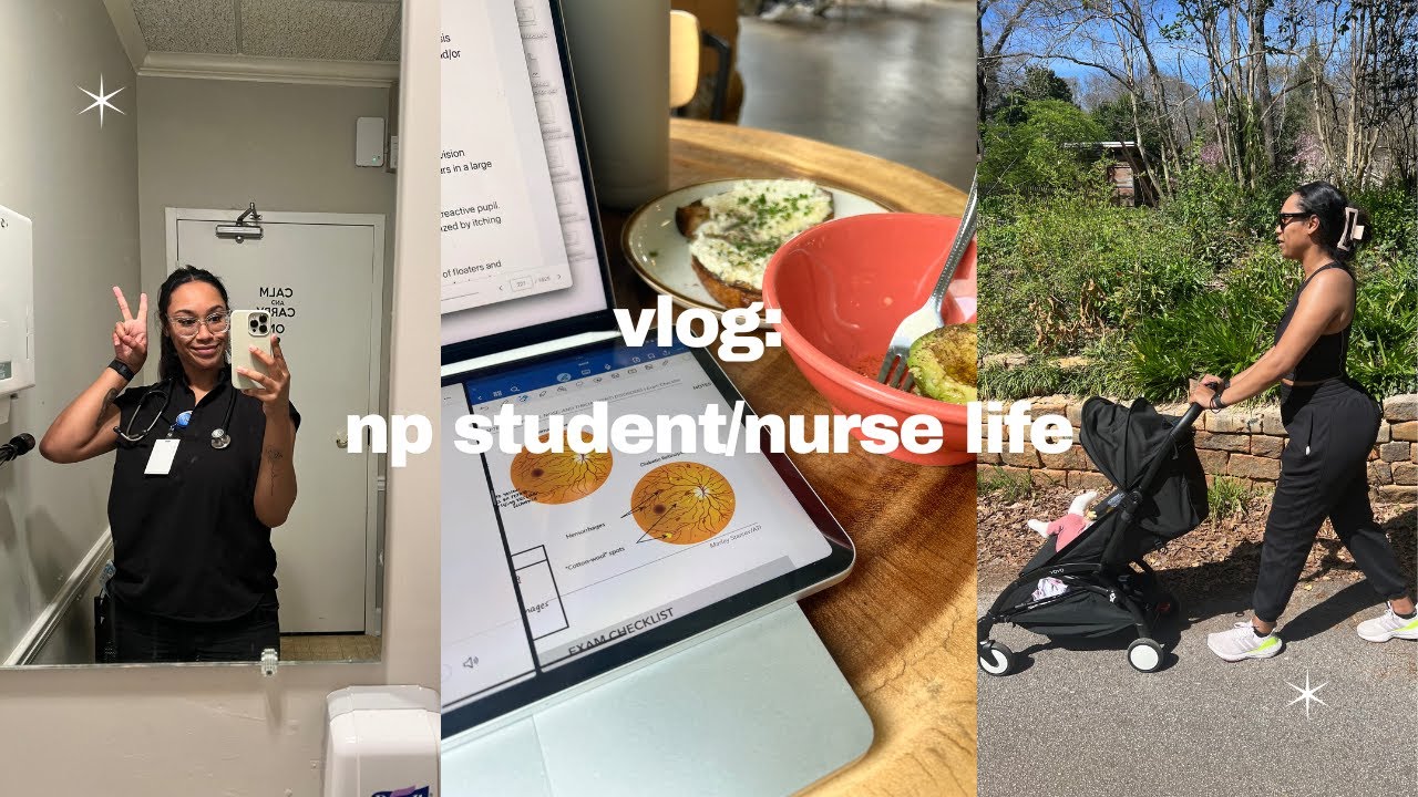 monthly vlog: np student + nurse- catch up with me - YouTube
