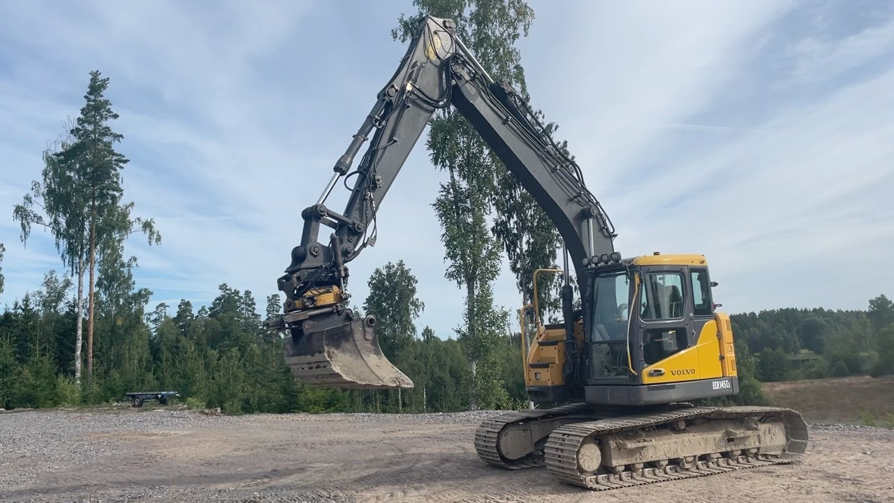 Köp Grävmaskin Volvo ECR145CL på Klaravik - YouTube