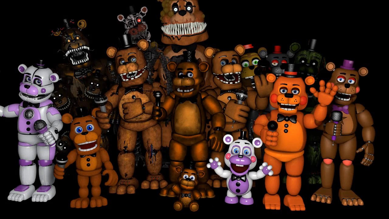 [C4D-FNAF]Freddy Fazbear Generation-SpeedArt - YouTube