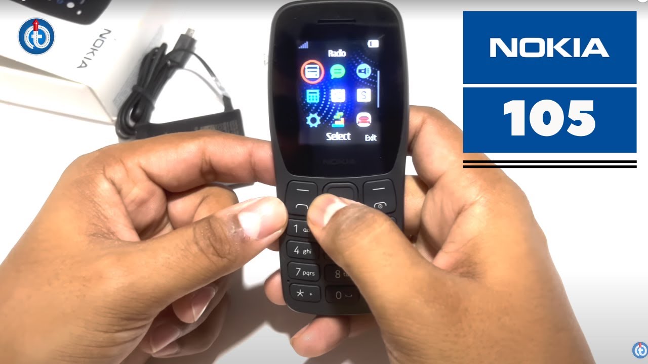 Nokia 105 Single Sim Keypad Mobile Review In Hindi - YouTube