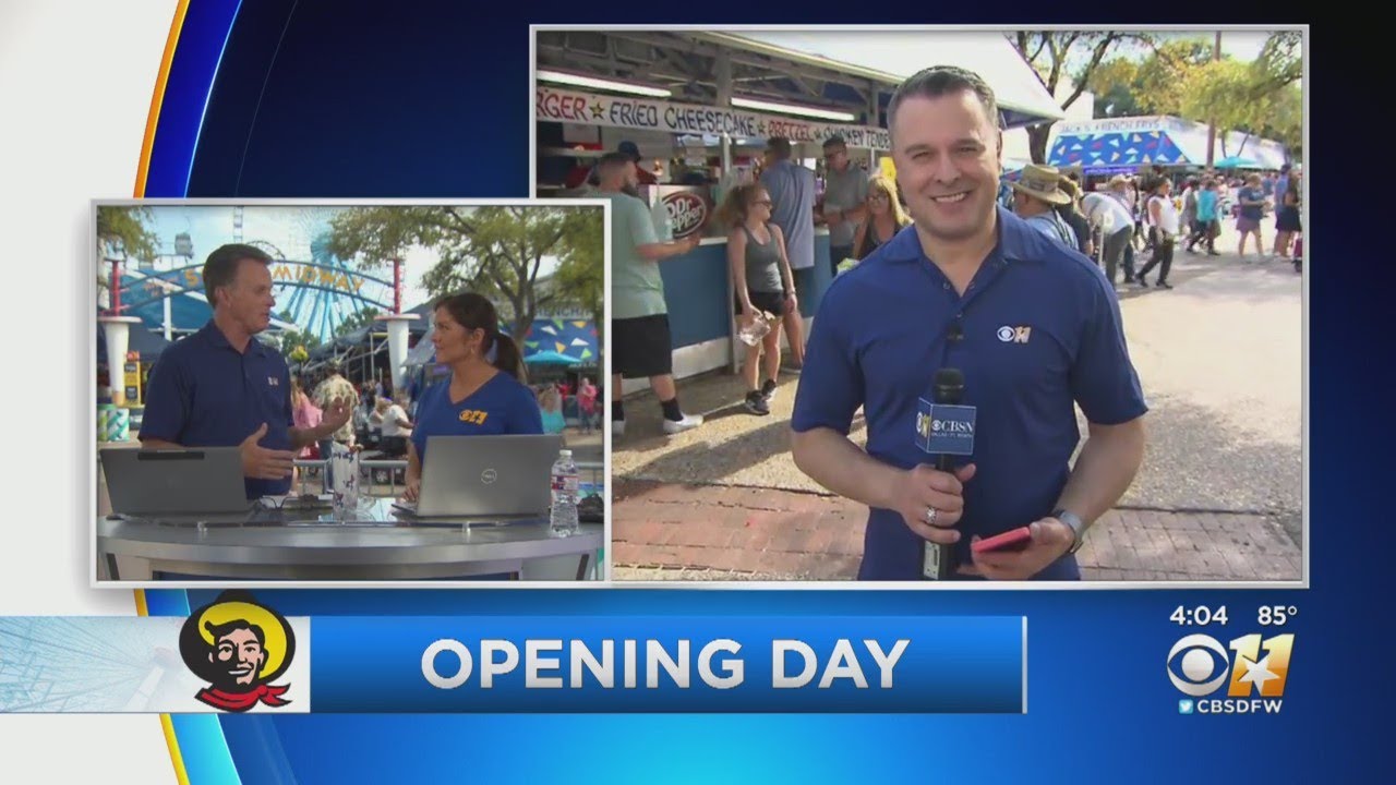 State Fair Of Texas Kicks Off On Friday - CBS 11 On Hand For The ...