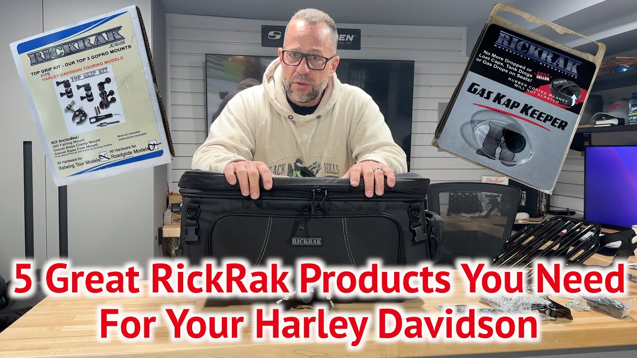 5 Must Have Rickrak Products For Your Harley Davidson Motorcycle - YouTube