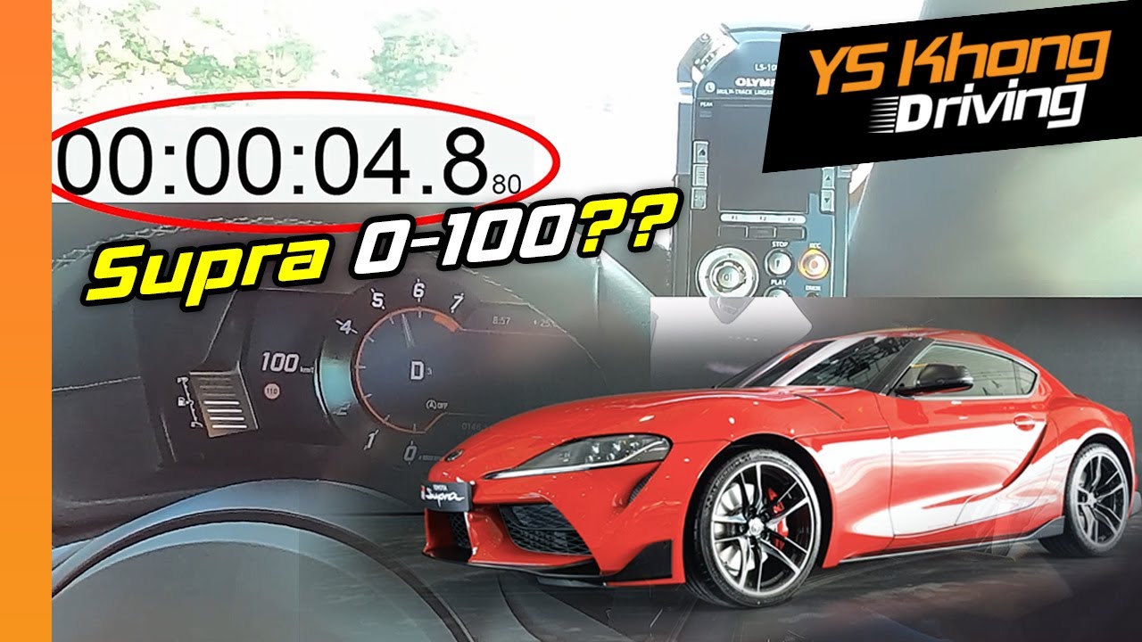 Toyota Supra 2019 (Pt.2) - 0 to 100 km/h, Speed per 1,000 rpm | YS ...