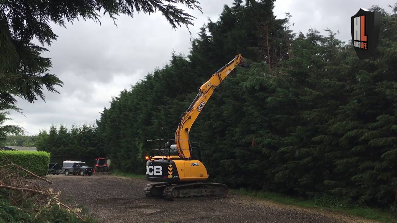 100TSH Gravemaskin Tre Kutter - YouTube