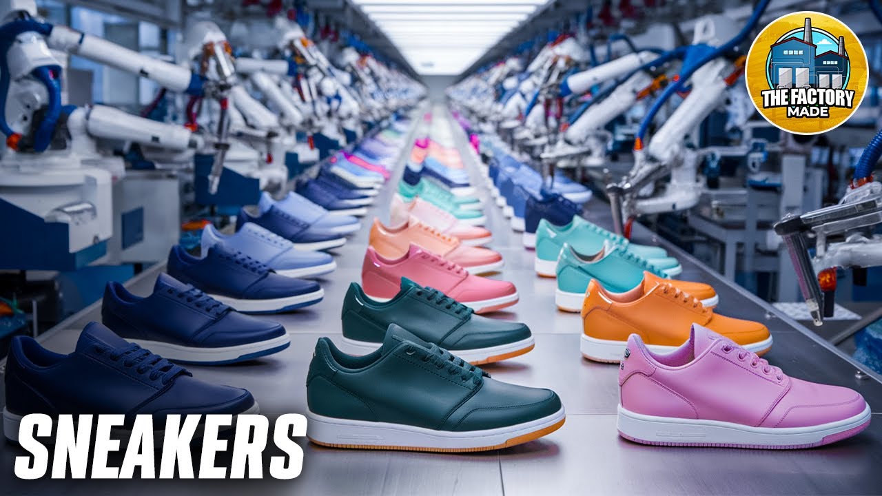 How SNEAKERS are Made in the Factory 👟 - YouTube