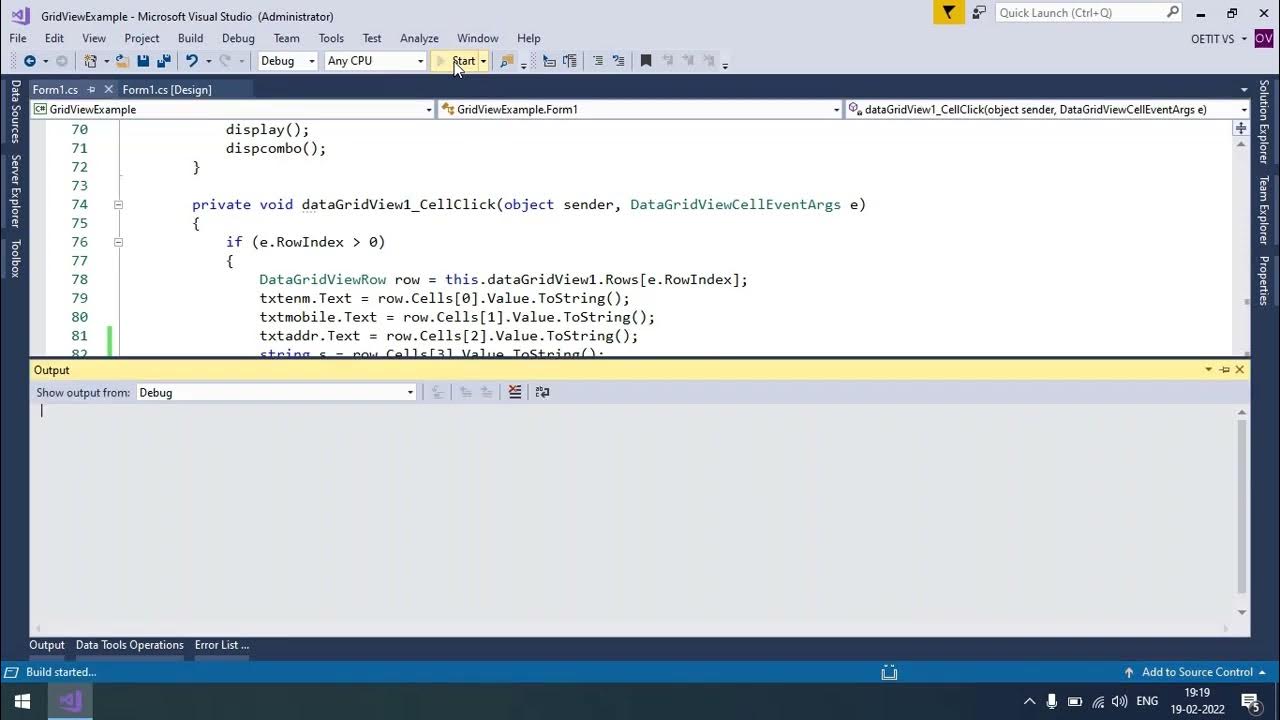 Display records from datagridview control to combobox and radio button - YouTube