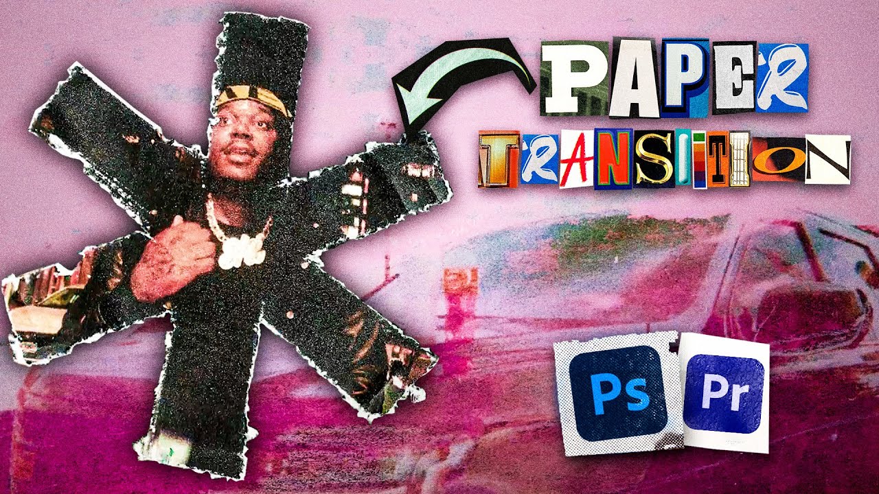 make this Creative SHAPED PAPER transition in under 3 minutes ...