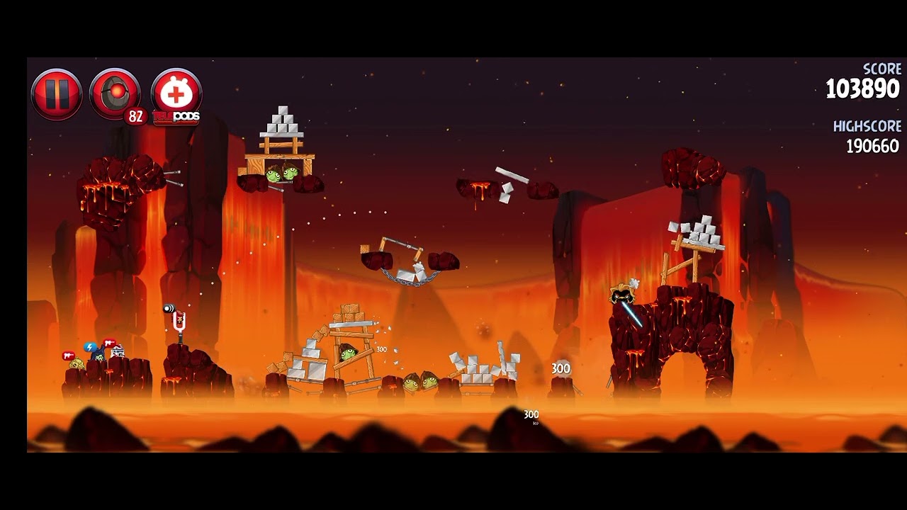 Angry birds Star wars II Revenge of the pork (Pig final level 3 Star ...