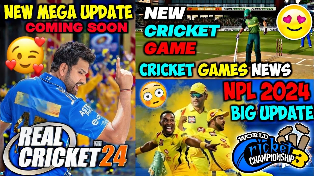 Real Cricket 24 Mega Update!! | Wcc3 NPL2024 Update News 😍 | Cricket ...
