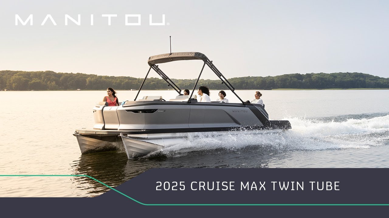 New Cruise MAX Twin Tube | Manitou Pontoons - YouTube