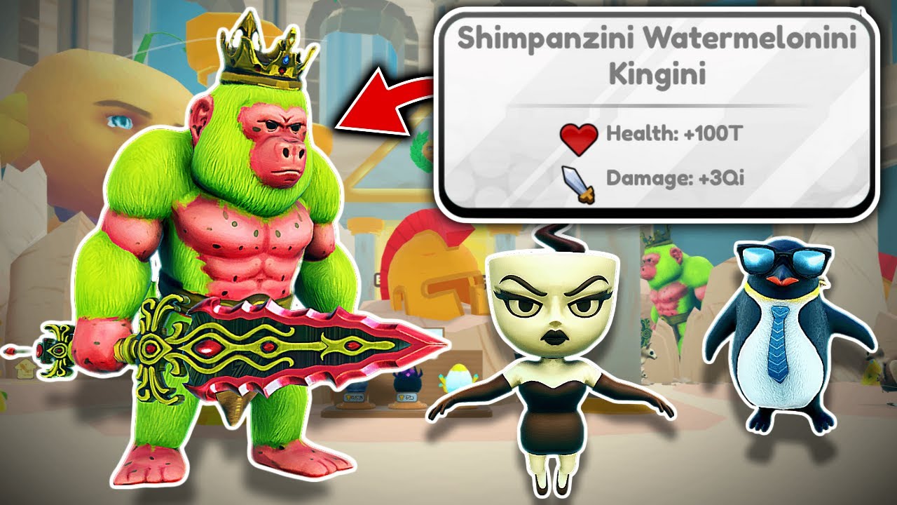 UNLOCKING MAX LEVEL Shimpanzini Kingini in Brainrot Evolution! - YouTube