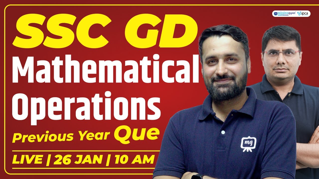 Mathematical Operations in Reasoning | SSC GD Reasoning Practice set ...