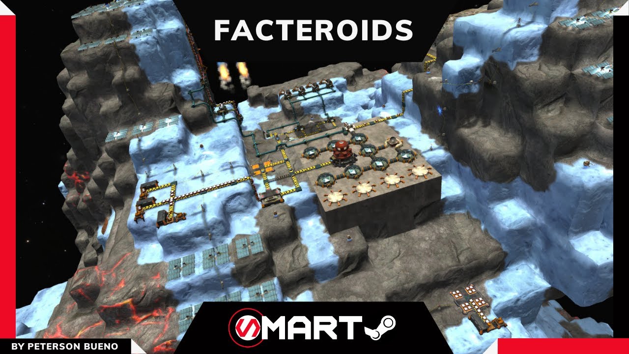 Factorio 3D em Asteroids | FACTEROIDS PT BR - Beta - YouTube