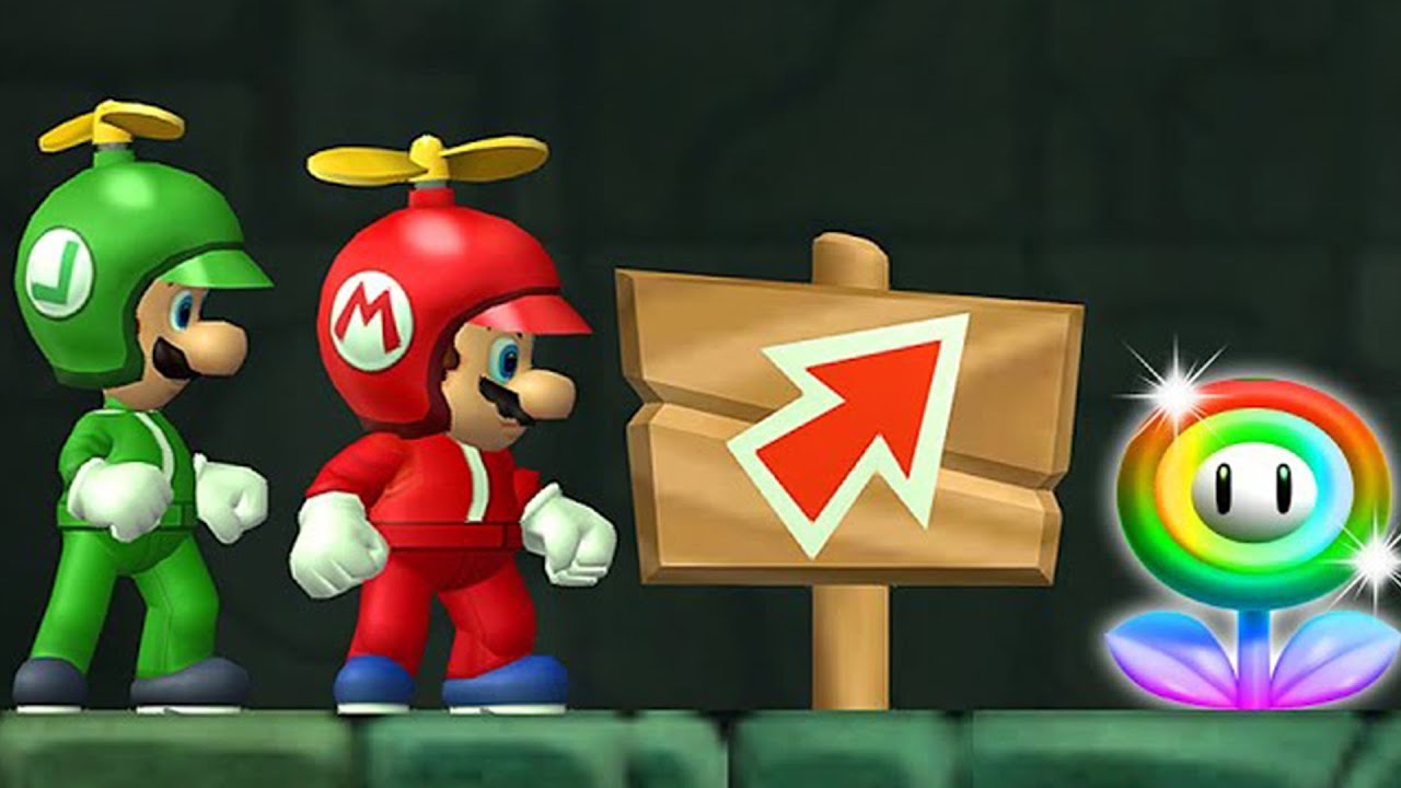Newer Super Mario Bros. Wii - 2 Player Co-Op Walkthrough #07 (HD) - YouTube