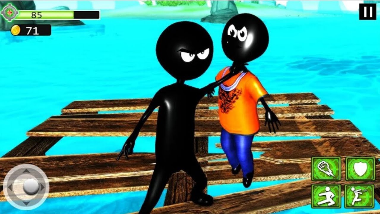 Stickman Ring Fighting Angry Stickman Wrestling Android Gameplay - YouTube