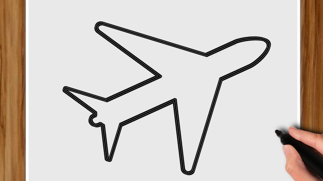 Cómo Dibujar un Avión - Video Tutorial de Dibujo Perfecto Para ...