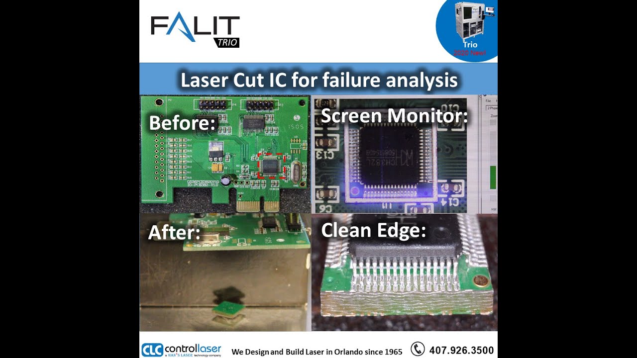 FALIT ® Cross Section Application for Failure Analysis #semiconductor ...