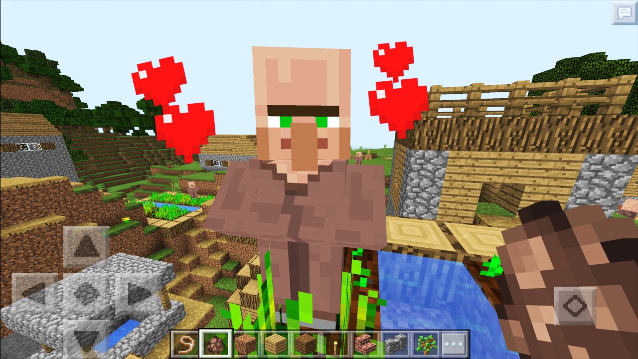 Minecraft Pocket Edition 0.15.7 (MOD) - Como DOMESTICAR Un Aldeano ...