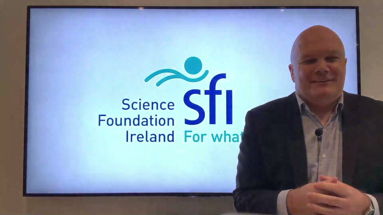 Professor Peter Clinch welcomes the launch of SFI 2020 Annual Report ...