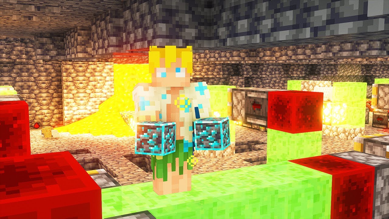 Minecraft Diamond Farm | Block Breaking S2 Ep 06 - YouTube