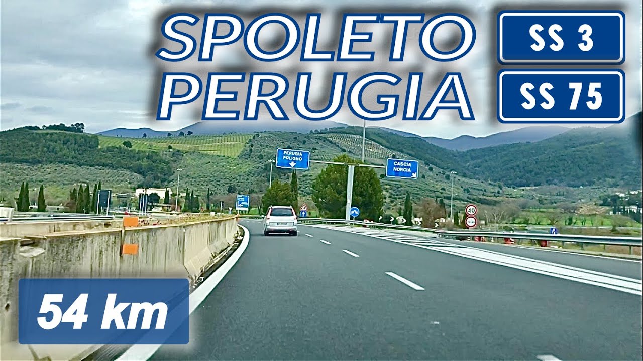 SPOLETO - PERUGIA | Strada Statale 3 via Flaminia - Strada Statale 75 ...