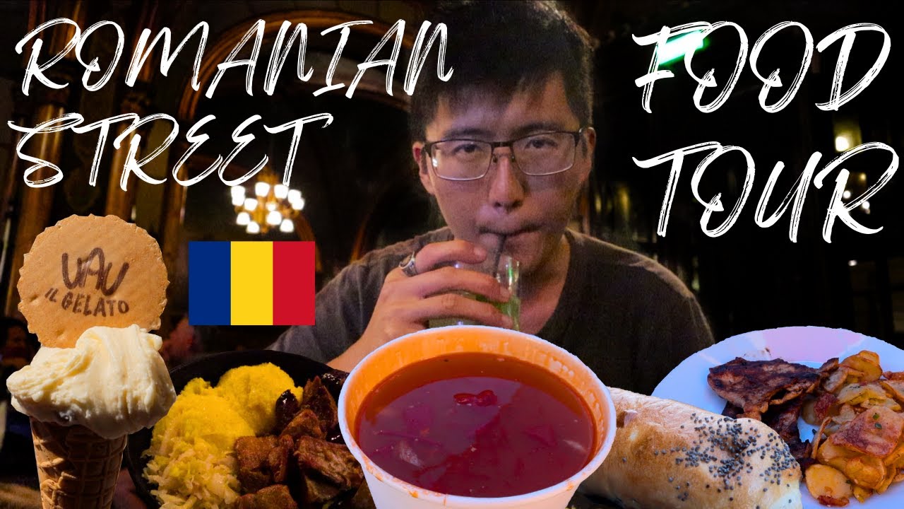 ROMANIAN STREET FOOD TOUR: BUCHAREST! Romanian Stew, Luca Picant ...