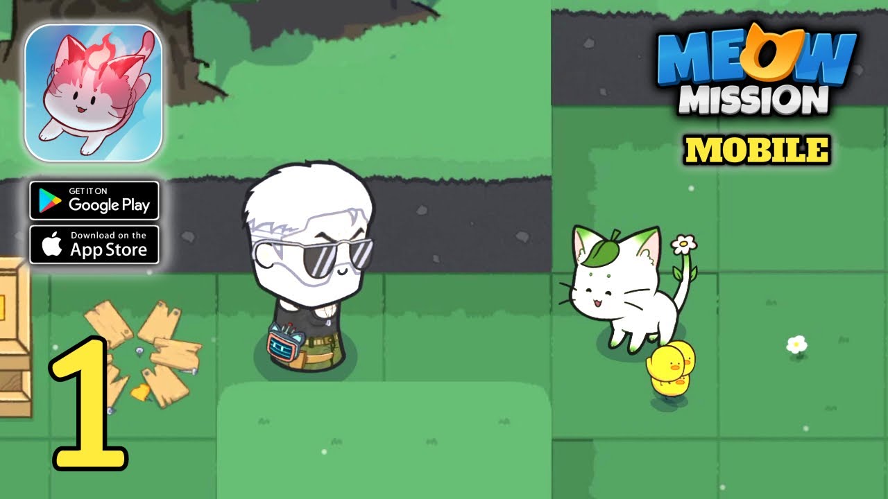 Meow Mission Gameplay (Android,IOS) Part 1 - YouTube