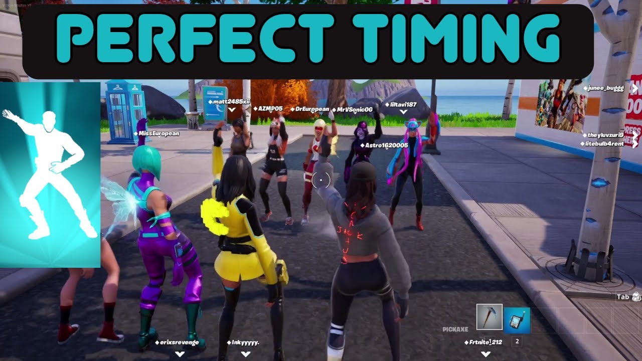 Fortnite Perfect Timing - It's True Emote 👌 - YouTube