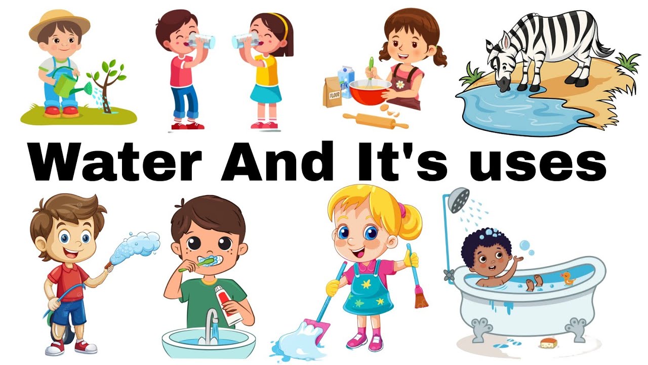 Uses of water! importance of water!uses of water for kids!use of water ...