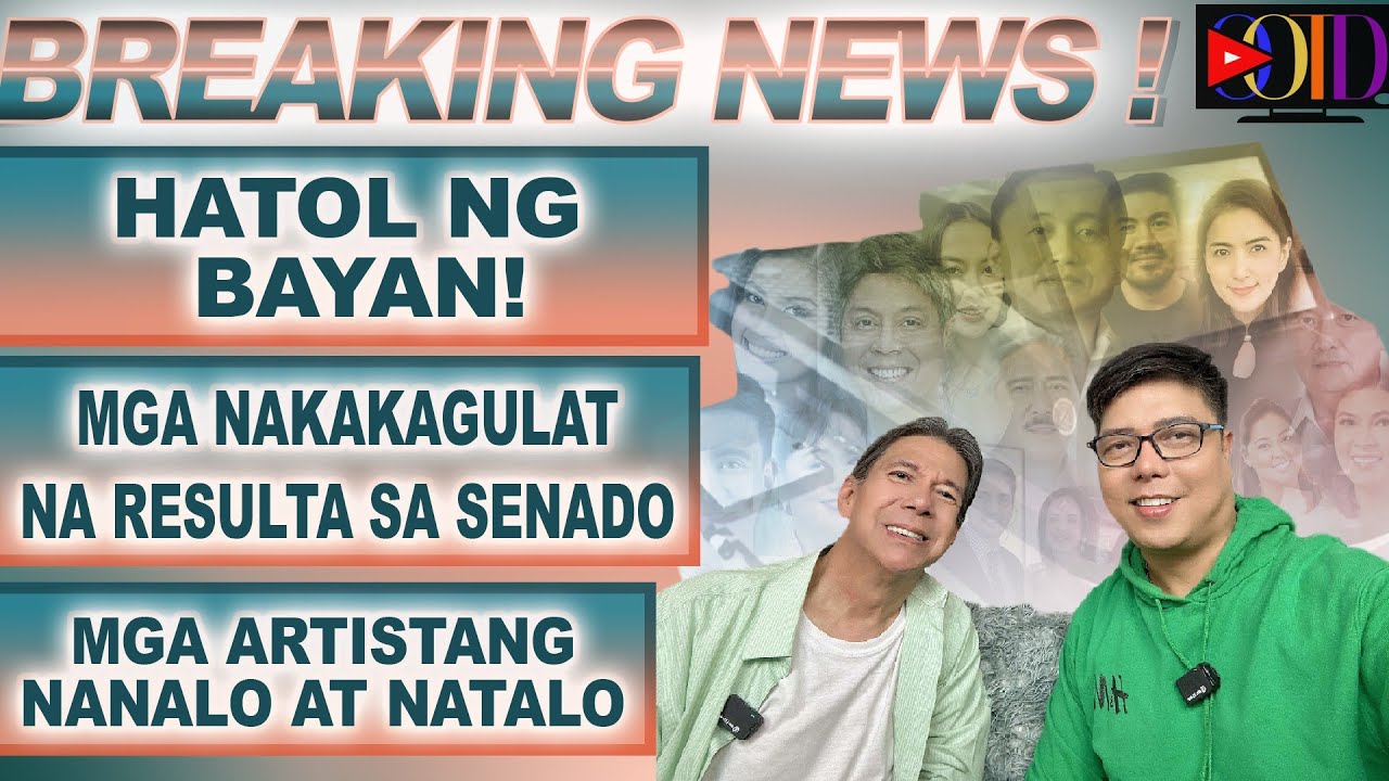 NAKAKAGULAT NA RESULTA SA SENADO, ANG MGA NANALO AT MGA TALUNAN NA ...