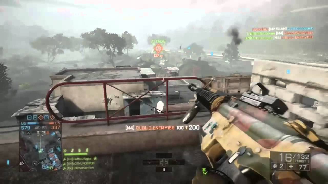 M4 20 KS Conquest : BF4 Top Plays Submission - YouTube